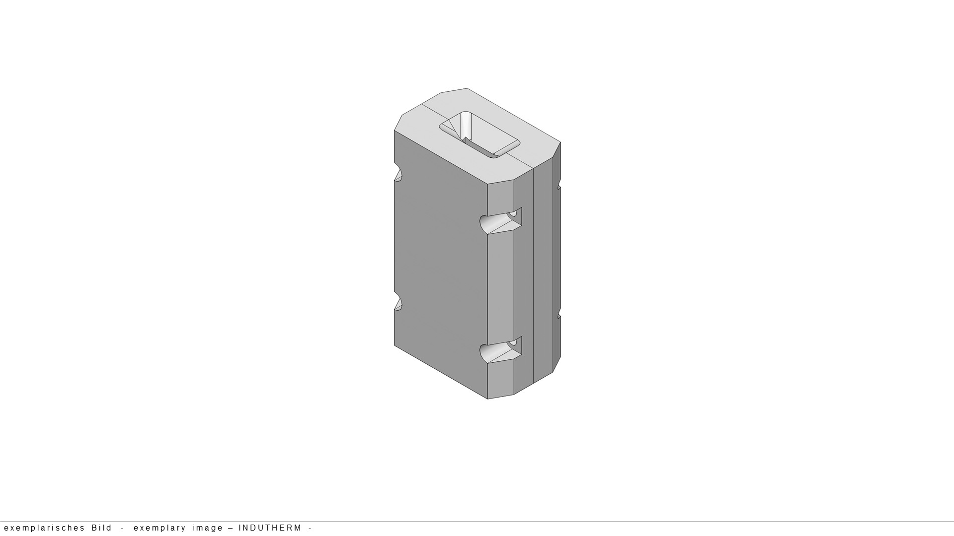 Gießkokille, Grafit, zweiteilig, Da80xH120, für Band, s6xB21xH60, inkl ...